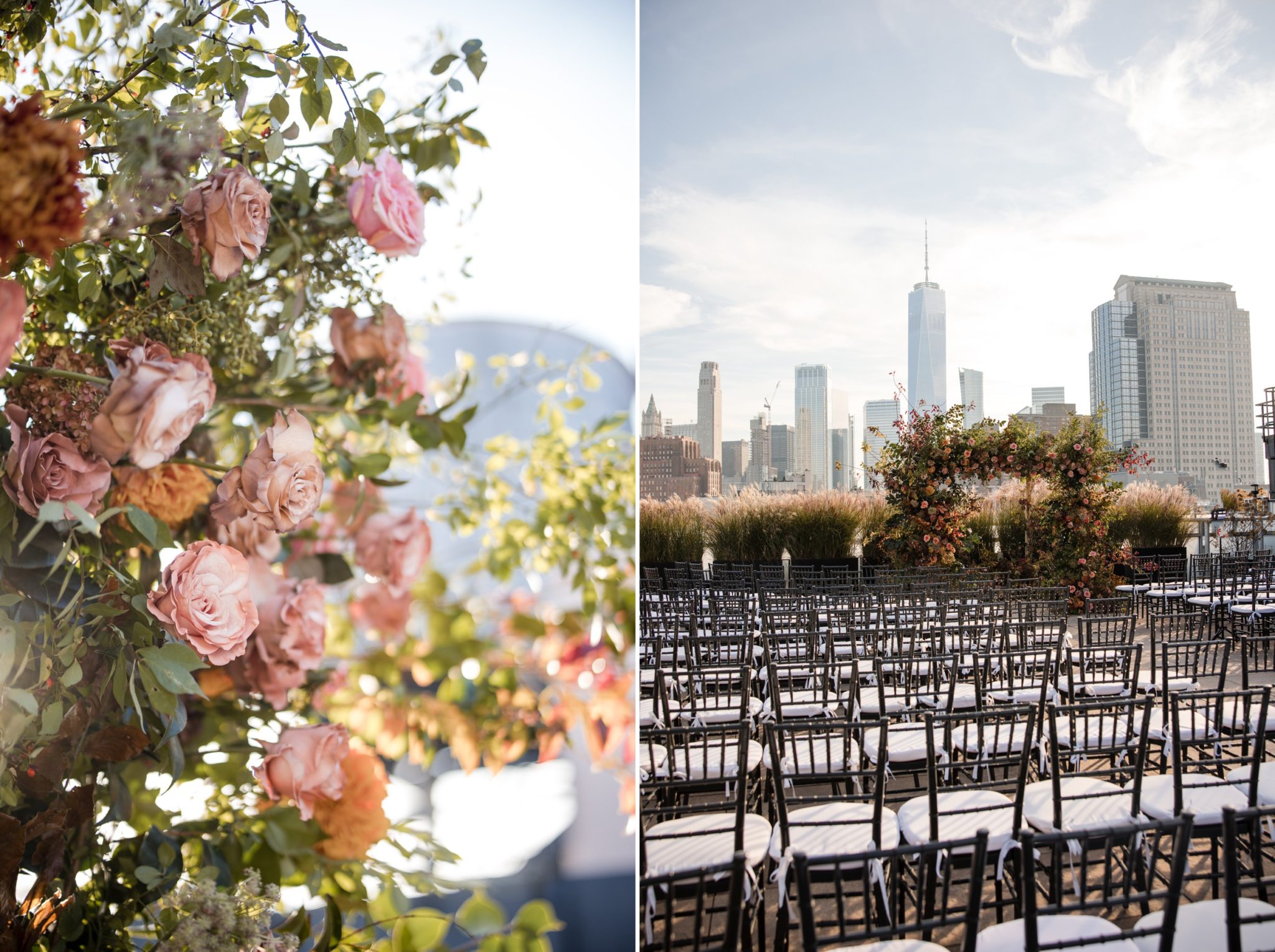 Tribeca Rooftop Fall Wedding - Susan Stripling Photography