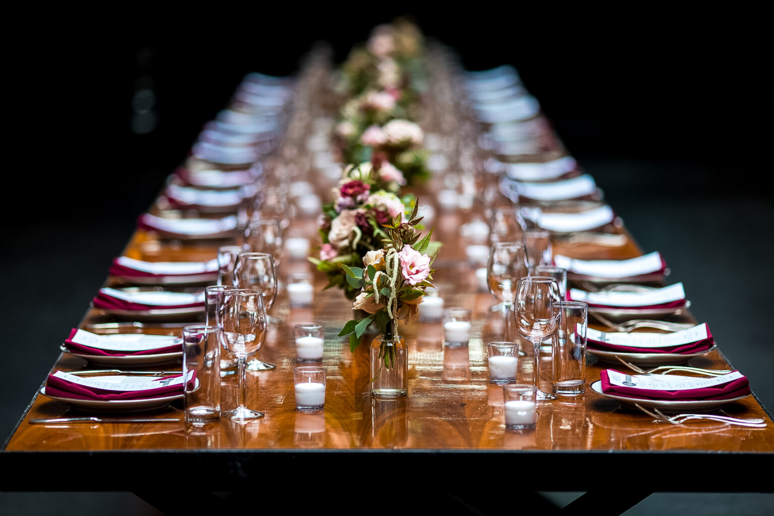 The Art of Wedding Table Setting - Susan Stripling Photography